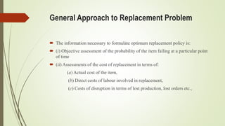 Replacement model | PDF