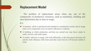 Replacement model | PDF