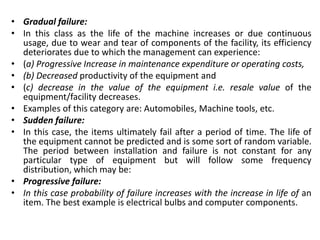 Replacement models in plant and operations | PPTX