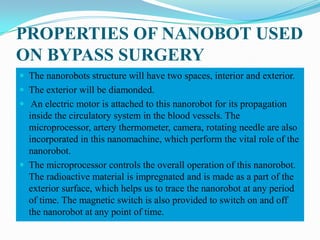 Replacement of bypass surgery by nanorobots 10 | PPT