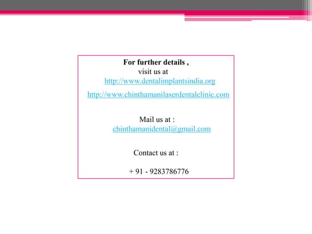 Replacement of missing lower front teeth with basal implant a case ...