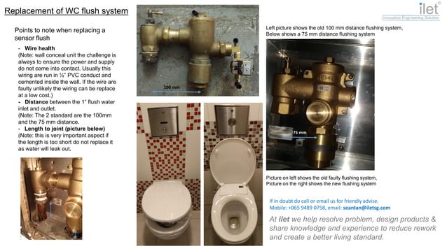 Replacement of wc flushing system | PDF