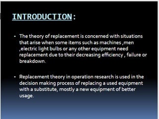 Replacement theory | PPT
