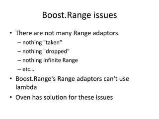 Replace OutputIterator and Extend Range | PPT