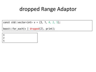 Replace OutputIterator and Extend Range | PPT