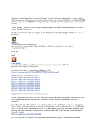 Replace The Current Antiquated Credit Card System | PDF