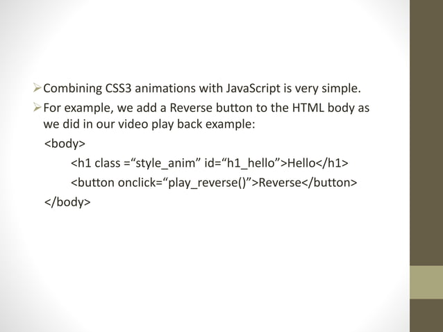 Replacing flash with HTML5 and CSS3 | PPT