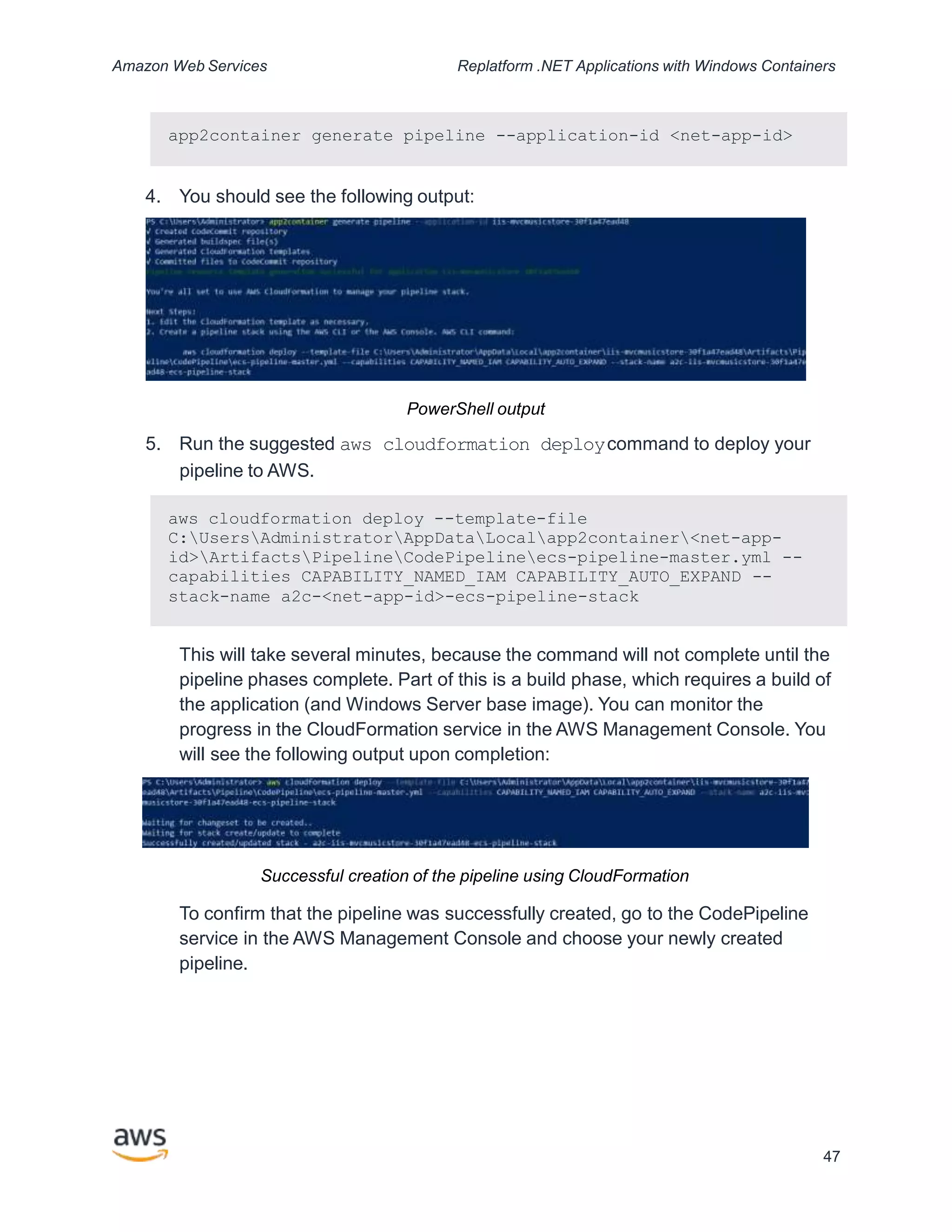 Replatform .NET Applications with Windows Containers | PDF