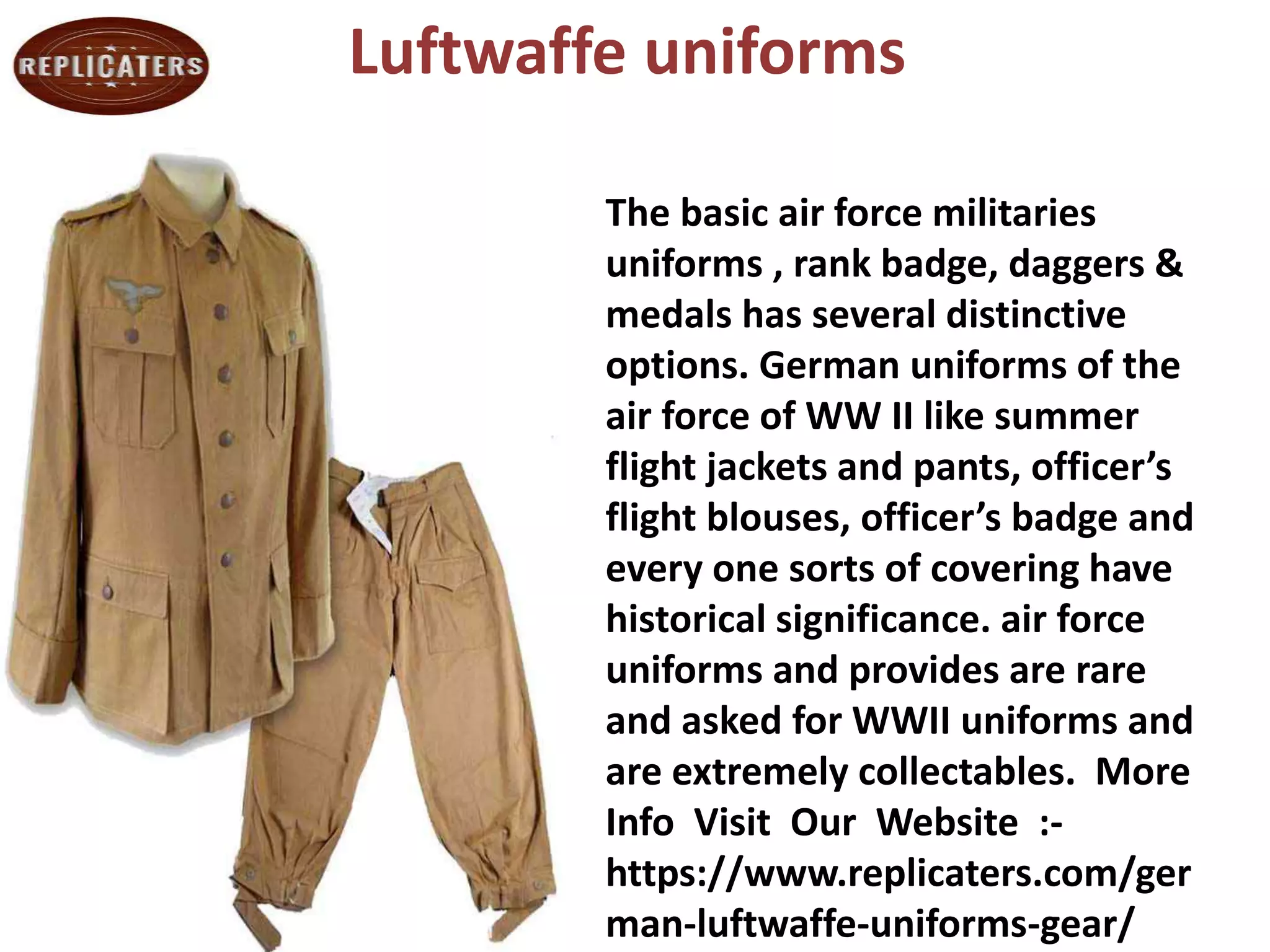 ww2 RAF uniforms | PPT