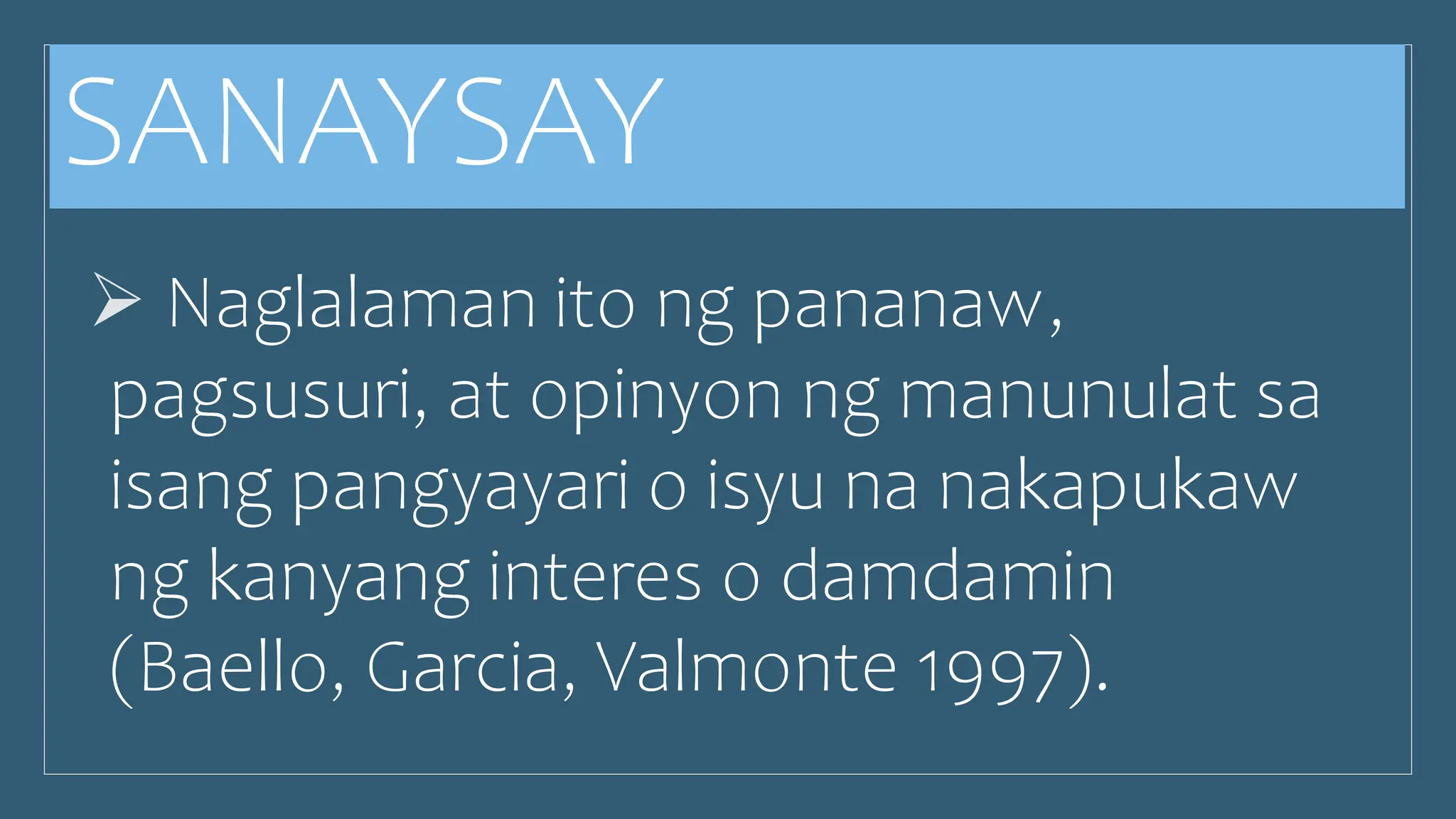 REPLEKTIBONG-SANAYSAY-SHS | PPTX