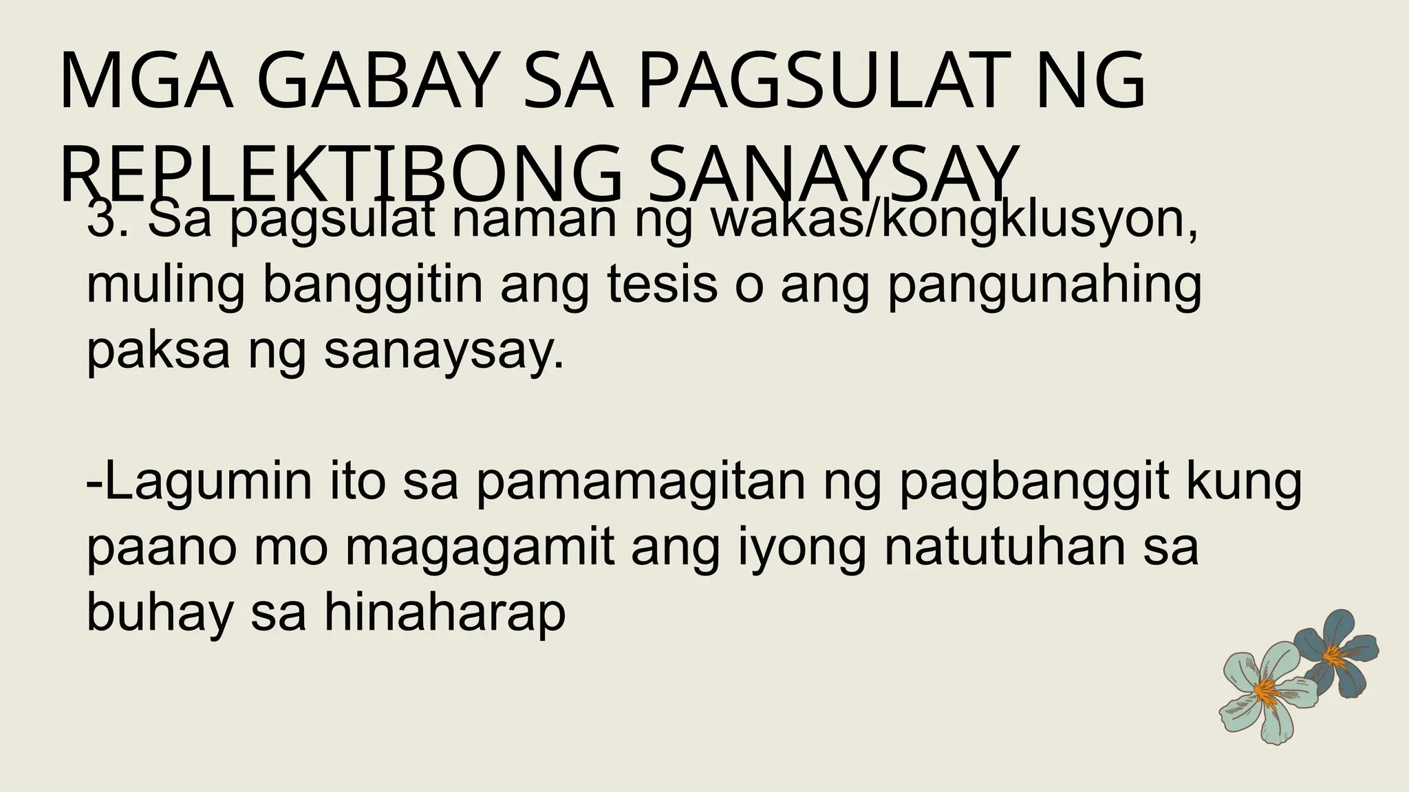 REPLEKTIBONG SANAYSAY.pptx_ Filipino sa Piling Larang | PPTX