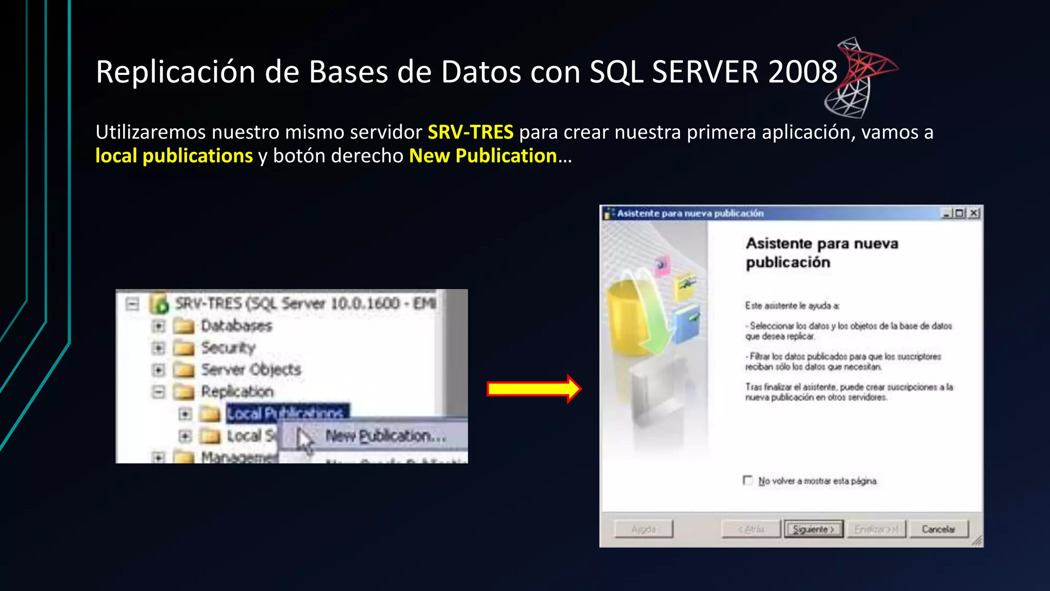 Replicación de Bases de Datos con SQL Server 2008 | PPT