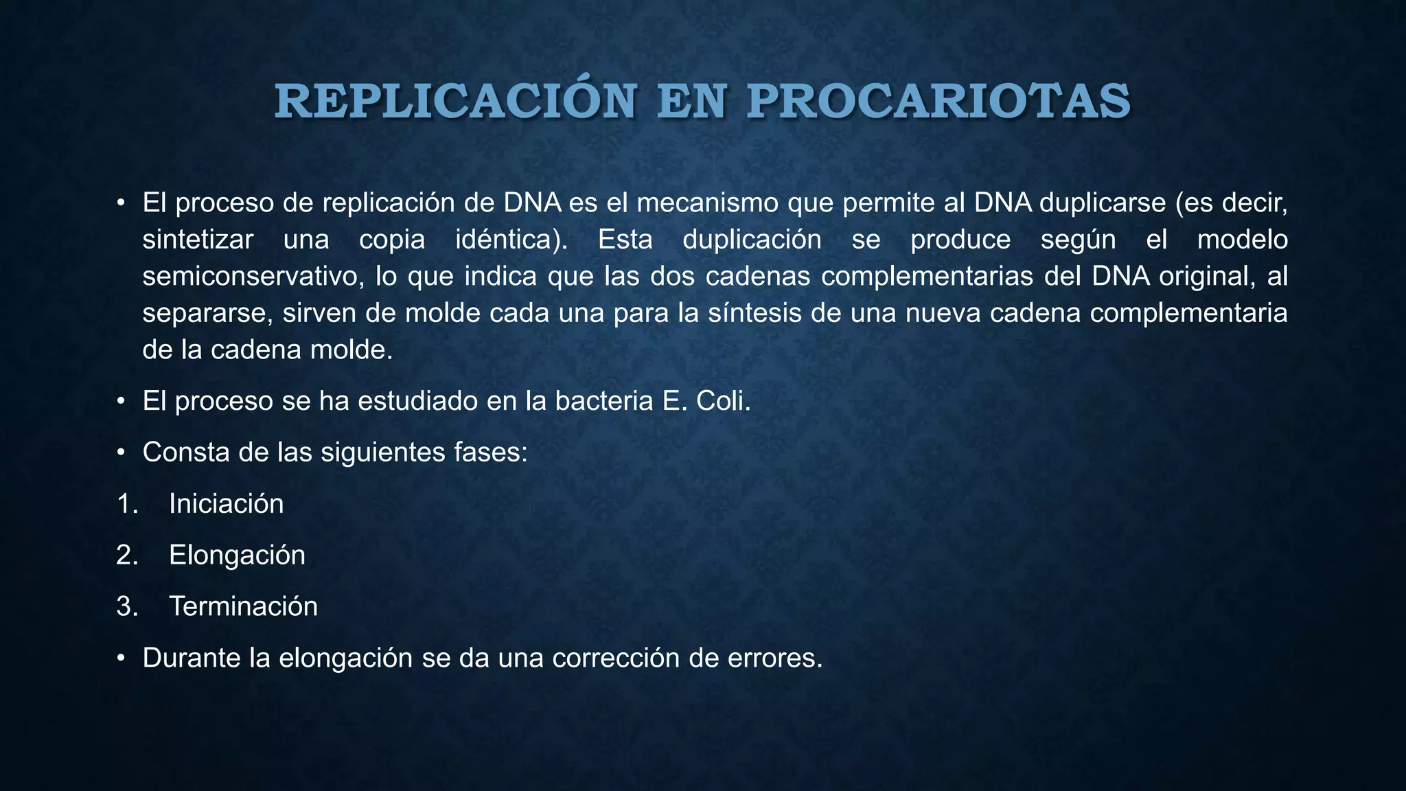 Replicación del adn2 | PPTX