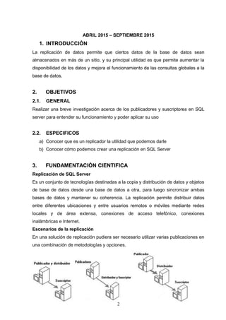 Replicacion sql server | PDF