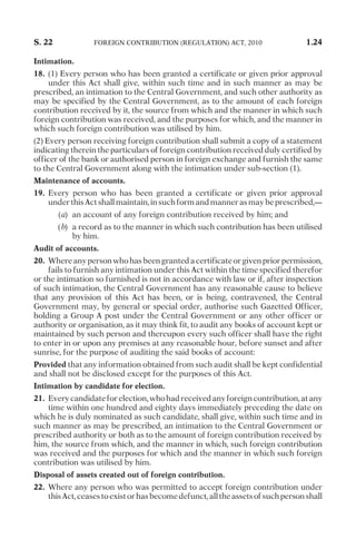 Taxmann's Foreign Contribution Regulation Manual | PDF