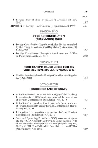 Taxmann's Foreign Contribution Regulation Manual | PDF