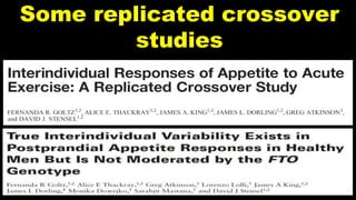 Response heterigeneity and Replicated Crossover Trials | PPTX ...