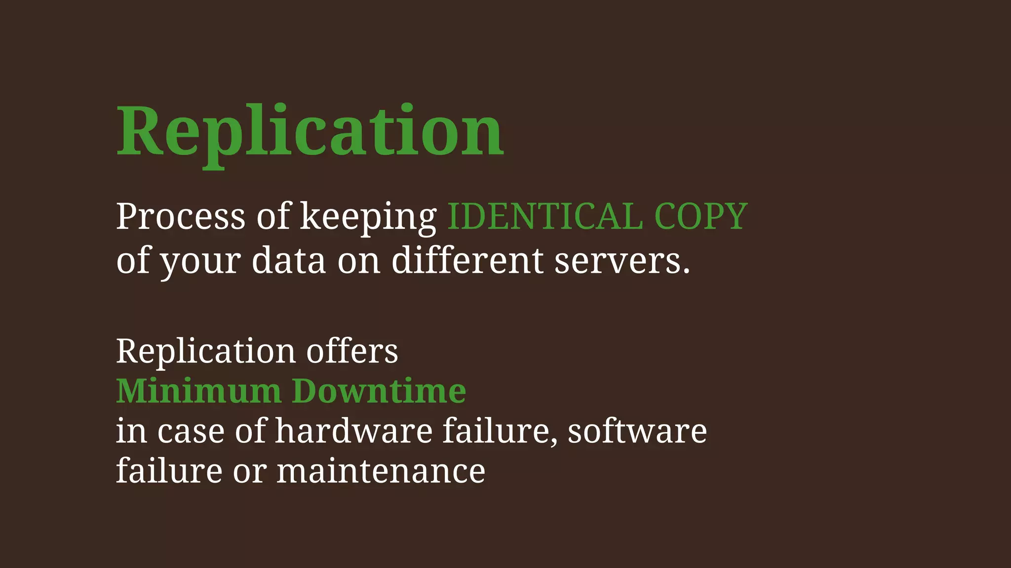 Mongodb Database Replication Ppt