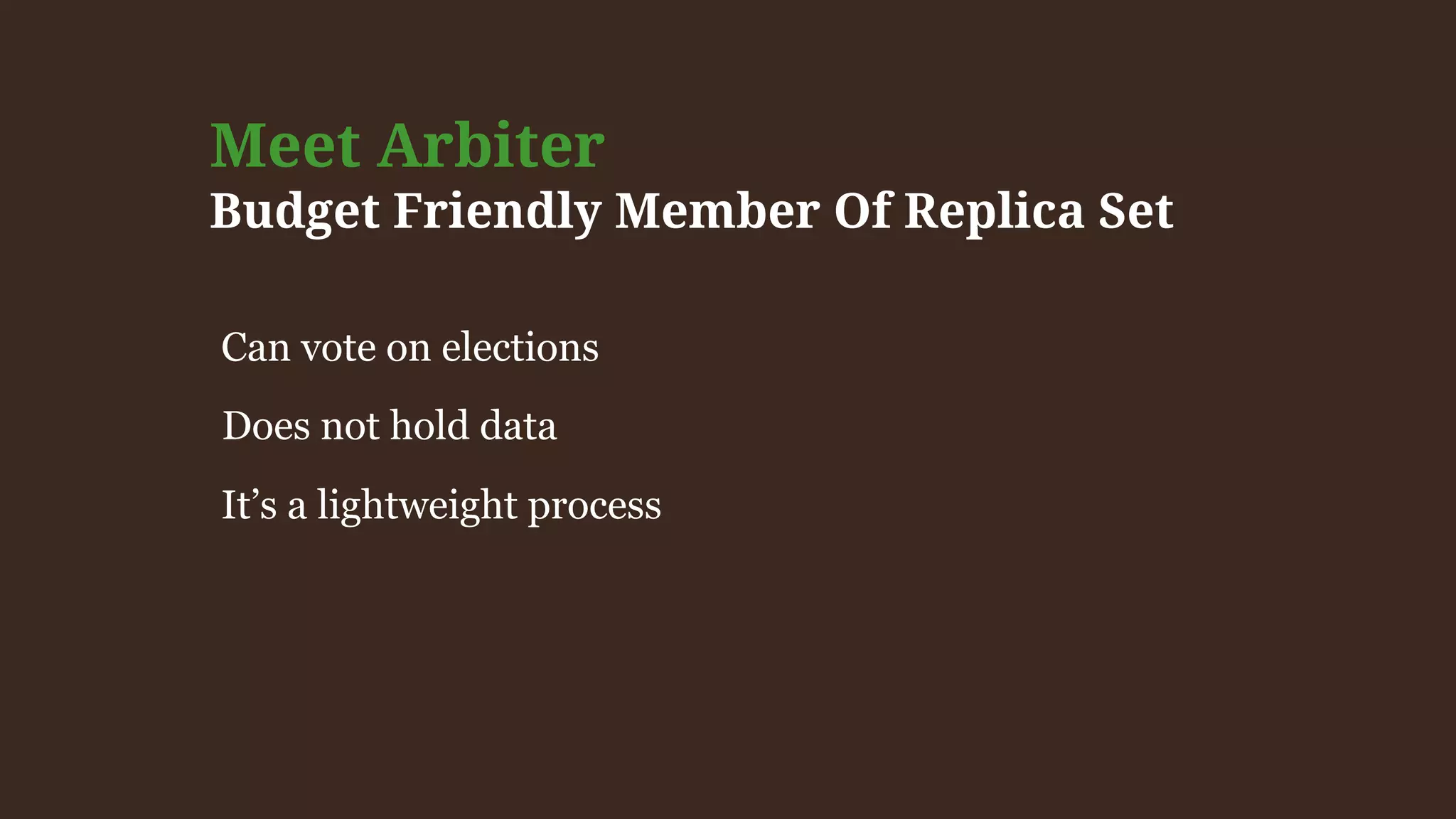Mongodb Database Replication Ppt