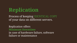 MongoDB Database Replication | PPT