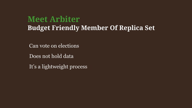 Mongodb Database Replication Ppt 