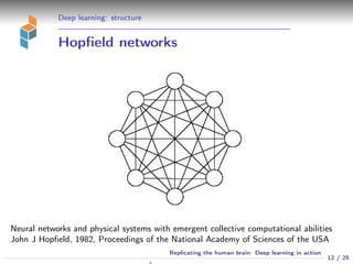 Replicating the human brain: Deep learning in action | PPT