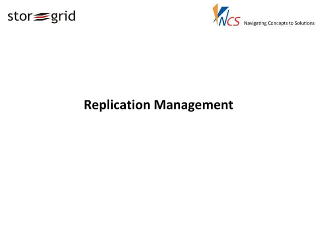 Replication Management | PPT