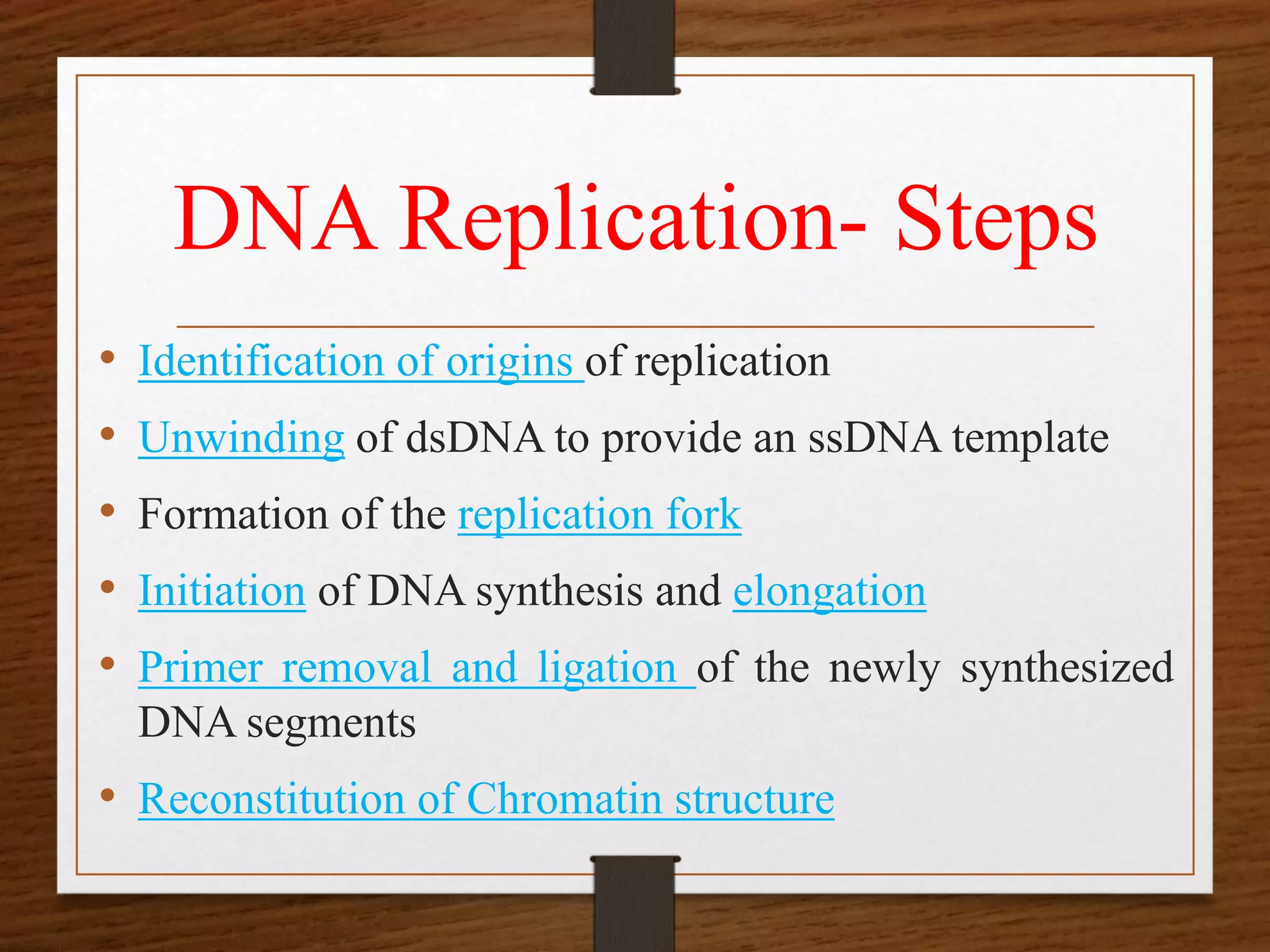 Replication | PPTX | Chemistry | Science