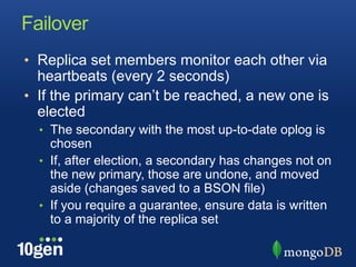 Replication and replica sets | PPTX