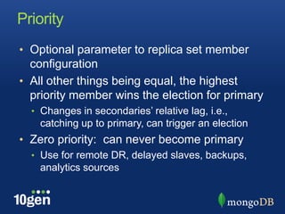 Replication and replica sets | PPTX