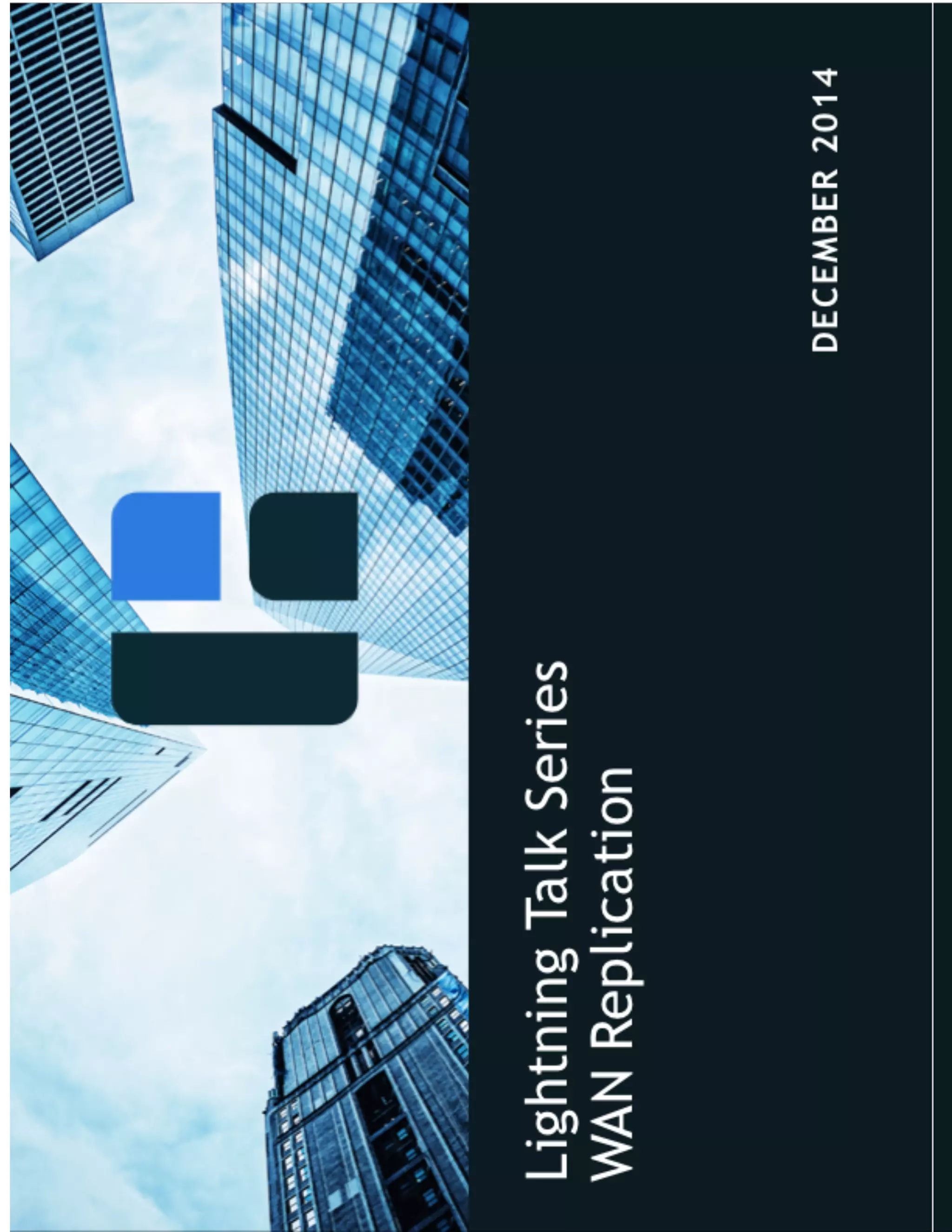 WAN Replication: Hazelcast Enterprise Lightning Talk | PPT