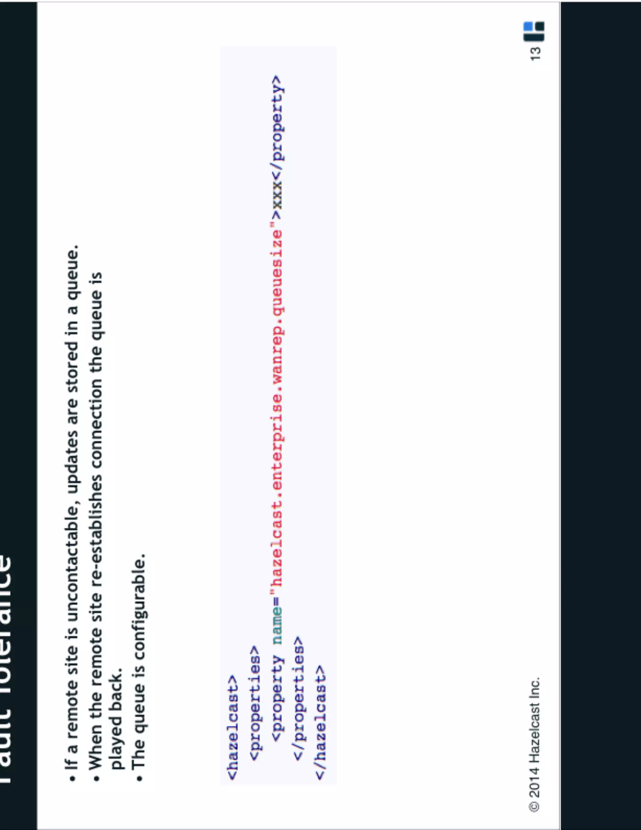 WAN Replication: Hazelcast Enterprise Lightning Talk | PPT