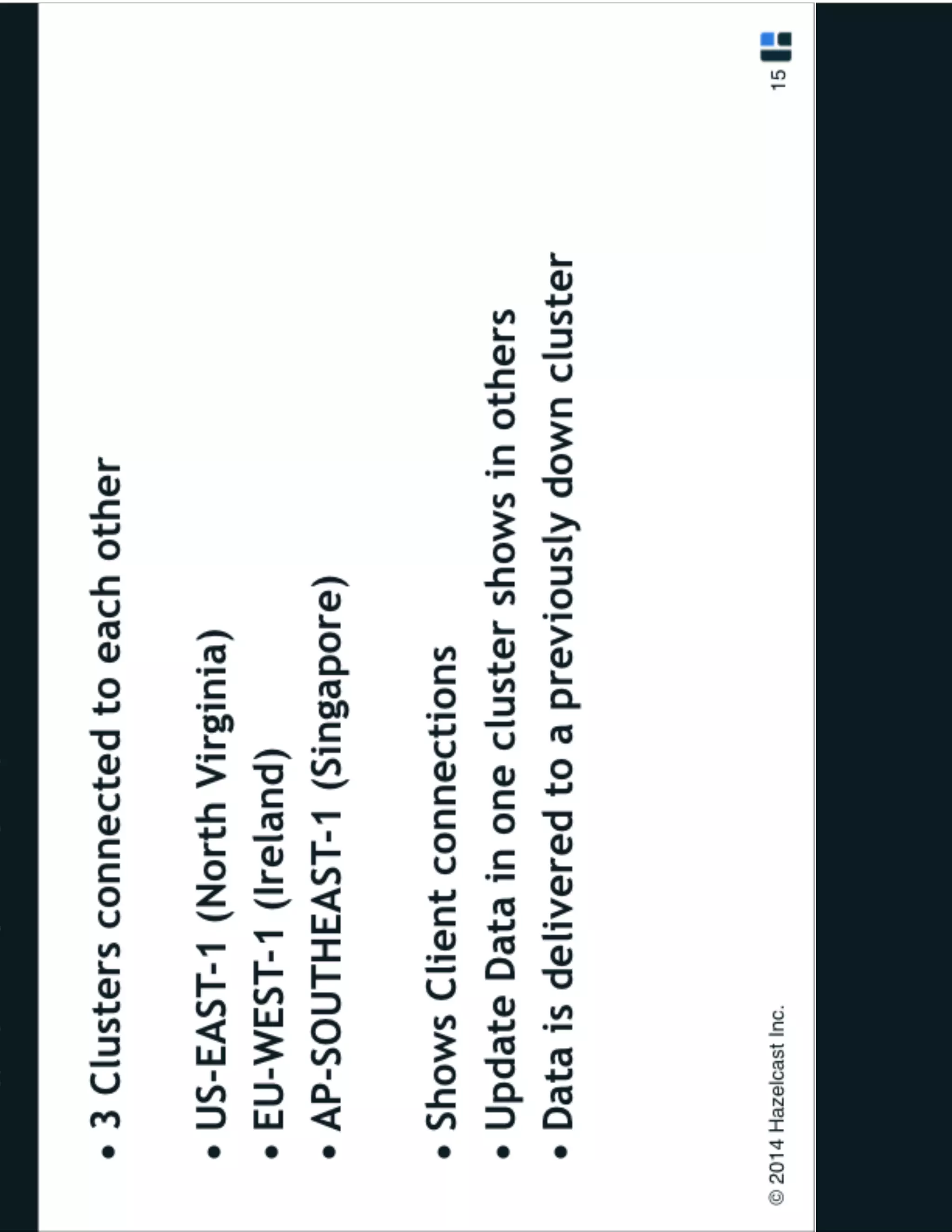 WAN Replication: Hazelcast Enterprise Lightning Talk | PPT