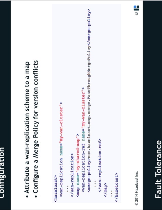 WAN Replication: Hazelcast Enterprise Lightning Talk | PPT