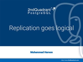 PGConf APAC 2018: PostgreSQL 10 - Replication goes Logical | PPT