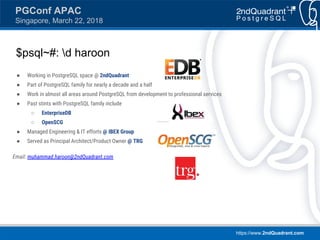 PGConf APAC 2018: PostgreSQL 10 - Replication goes Logical | PPT