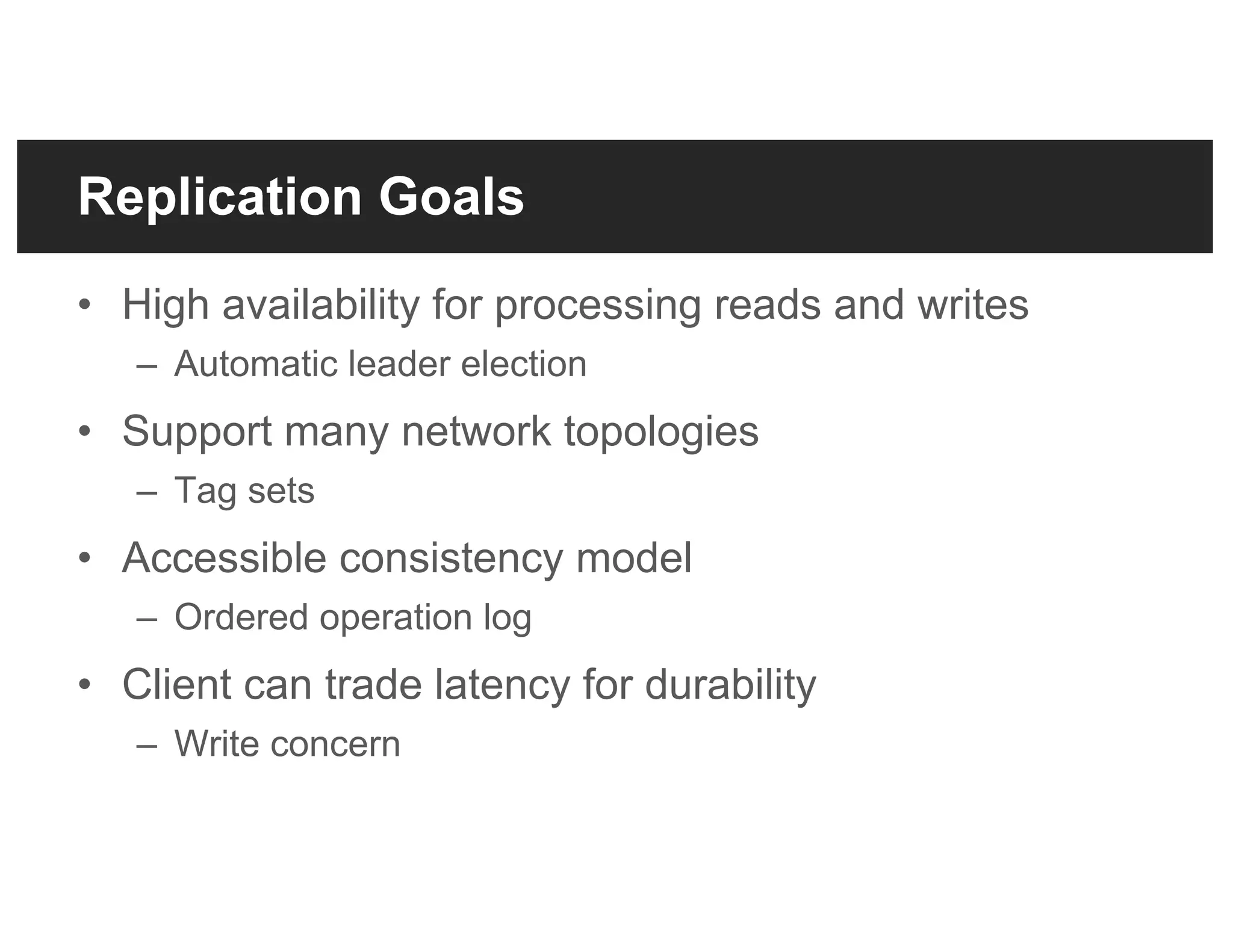 Replication Internals: The Life of a Write | PDF