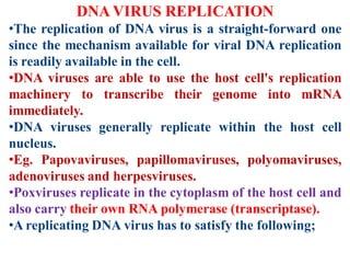 Replication-of-Viruses and its life cycle | PDF