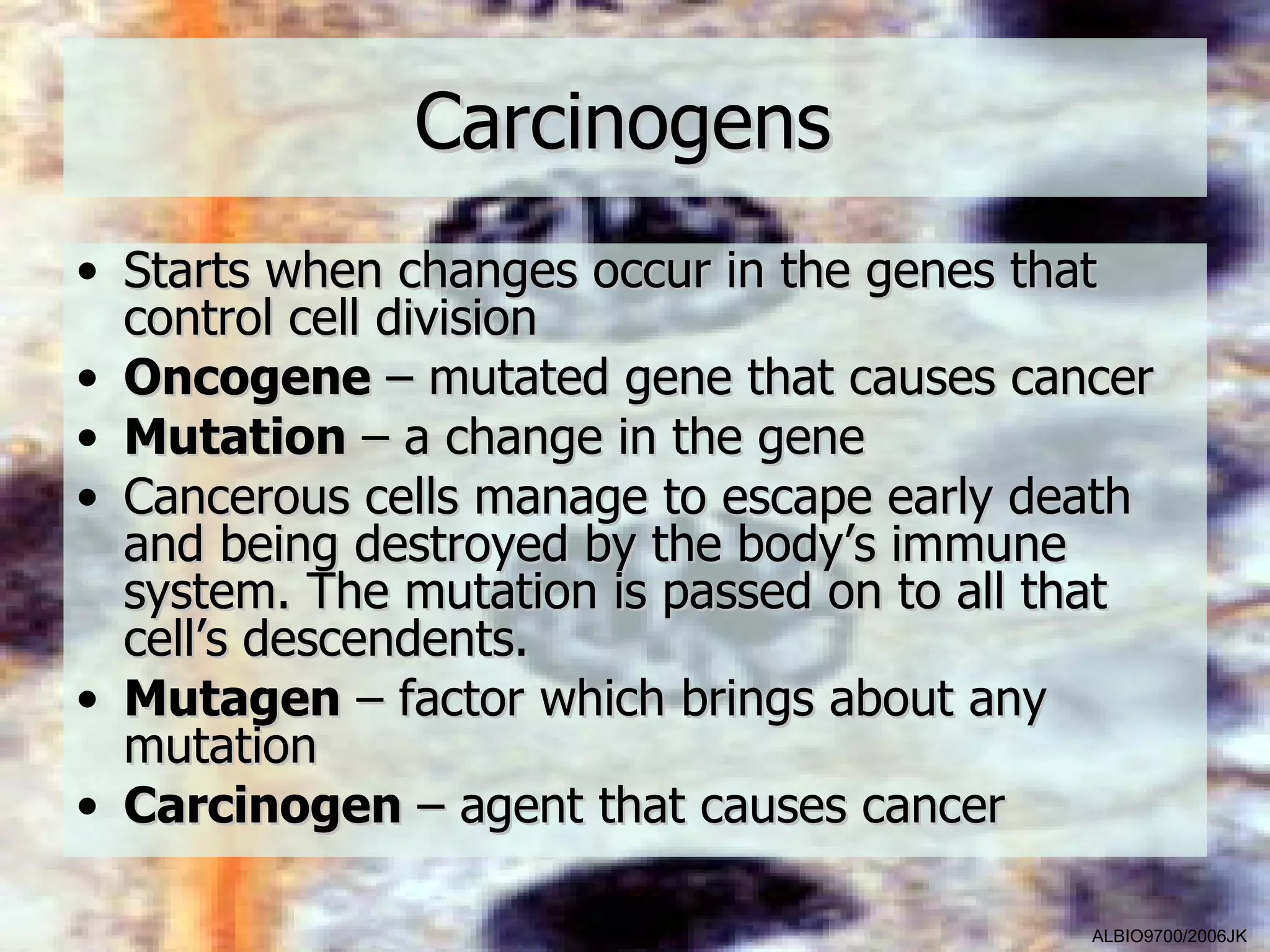 01 Replication and Division of Nuclei and Cells | PPT | Cancer ...