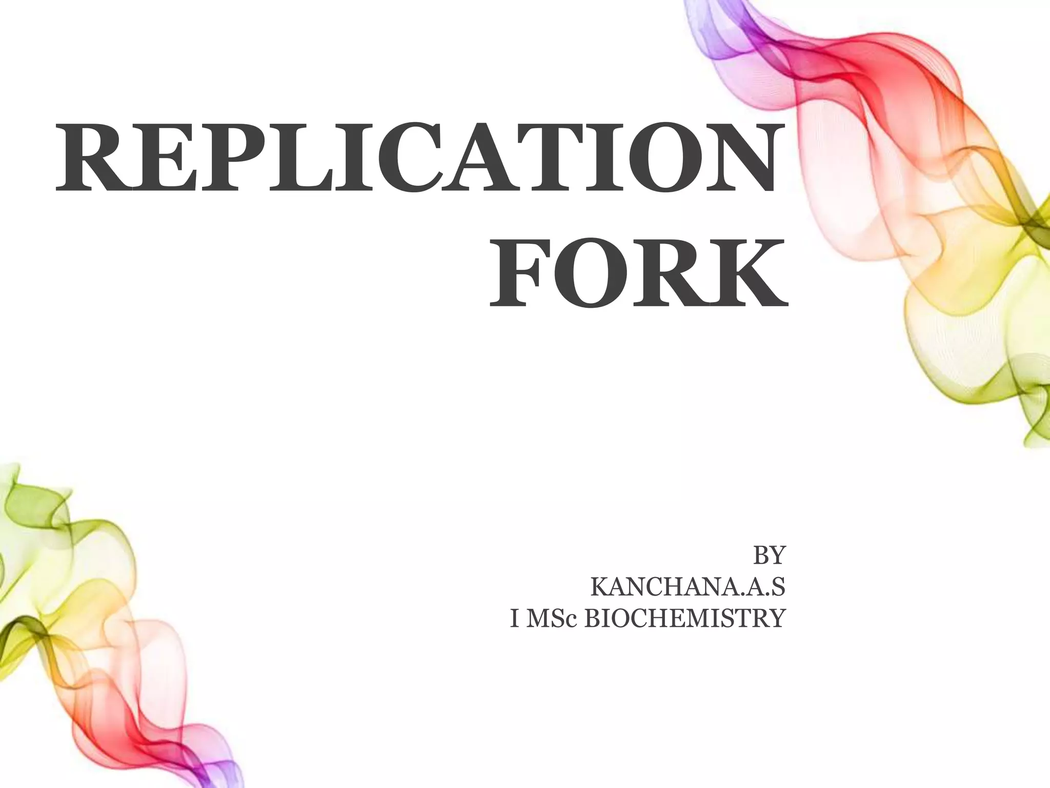 Replication fork final | PPTX