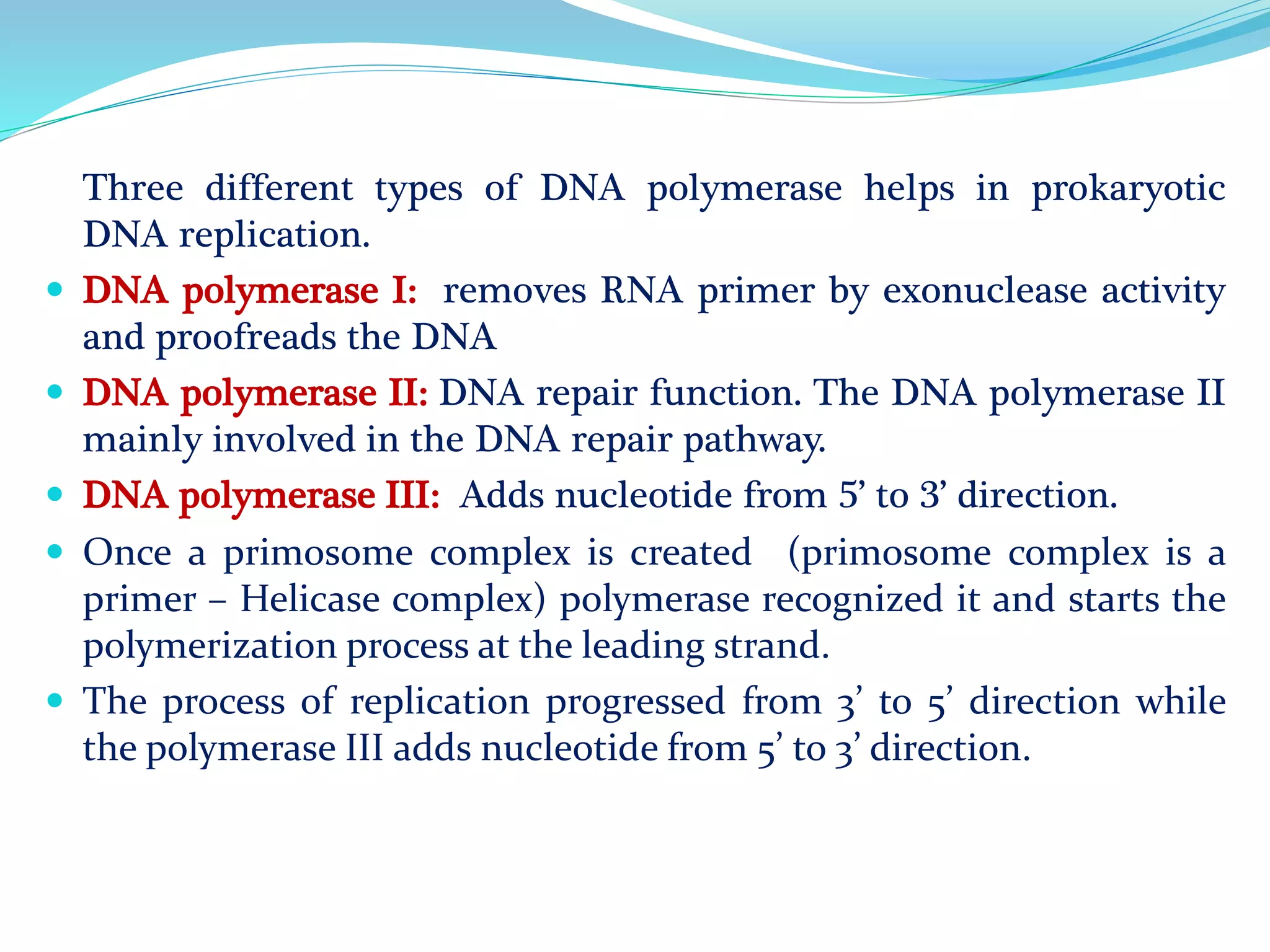 Replication in prokaryotes | PPTX