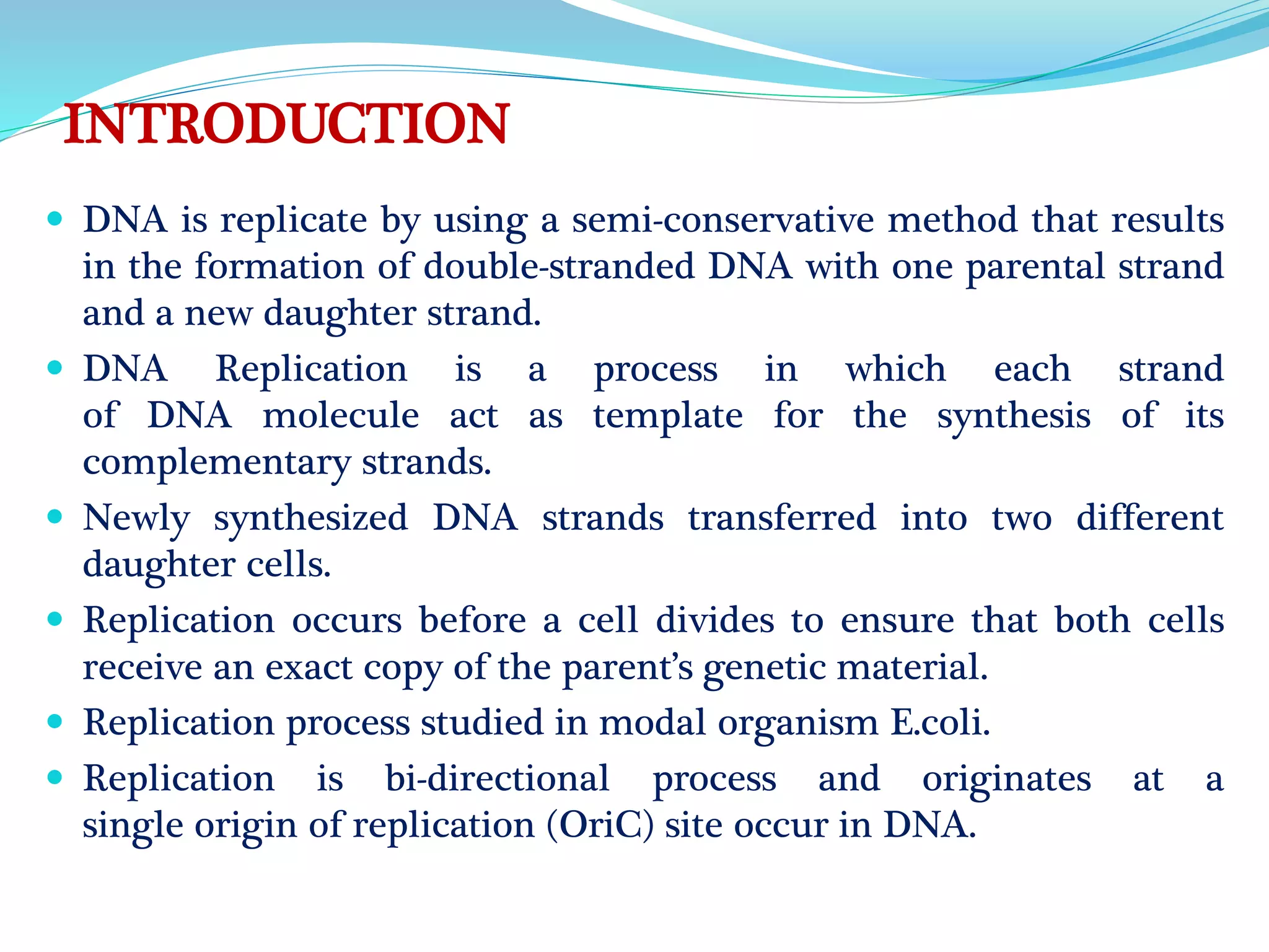 Replication in prokaryotes | PPTX