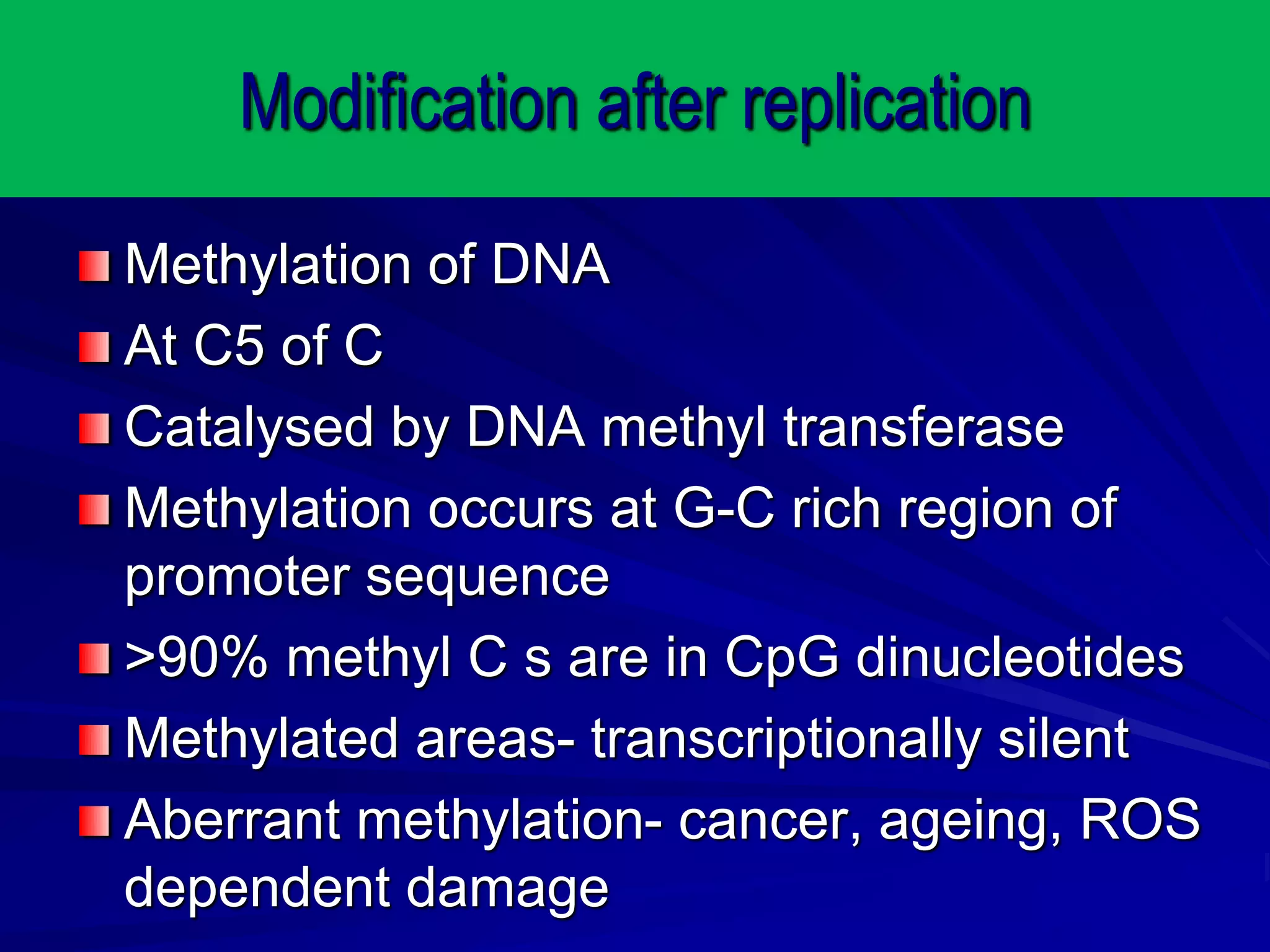 Replication of dna | PPTX