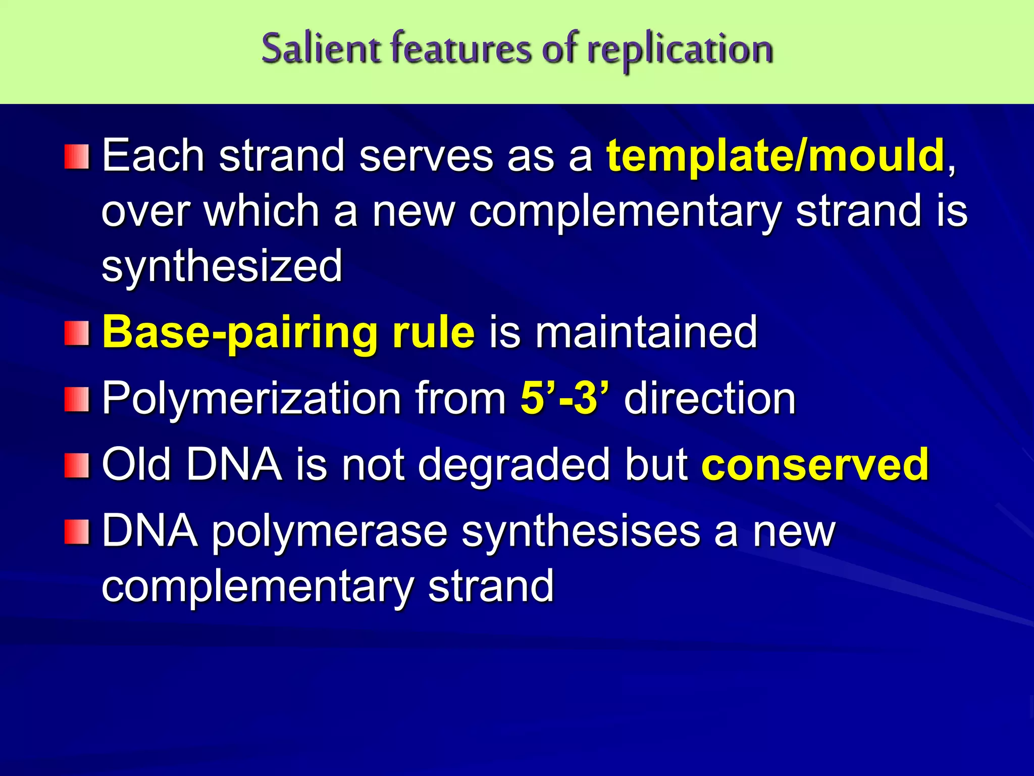 Replication of dna | PPTX
