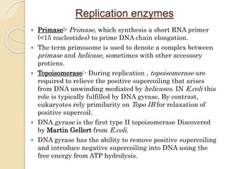 Replication of molecule of life | PPTX