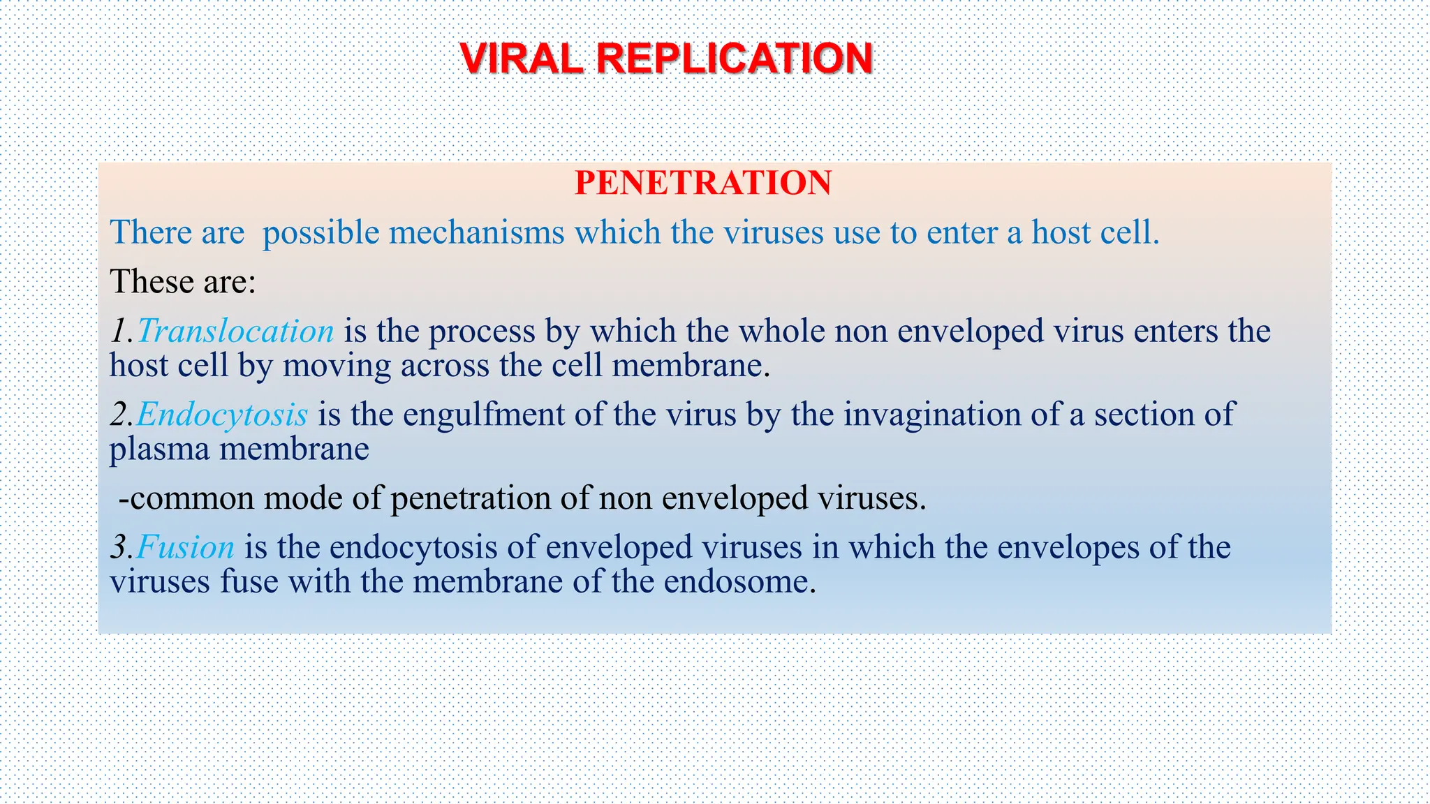 Replication of virus.pptx by Manoj mahato | PPTX