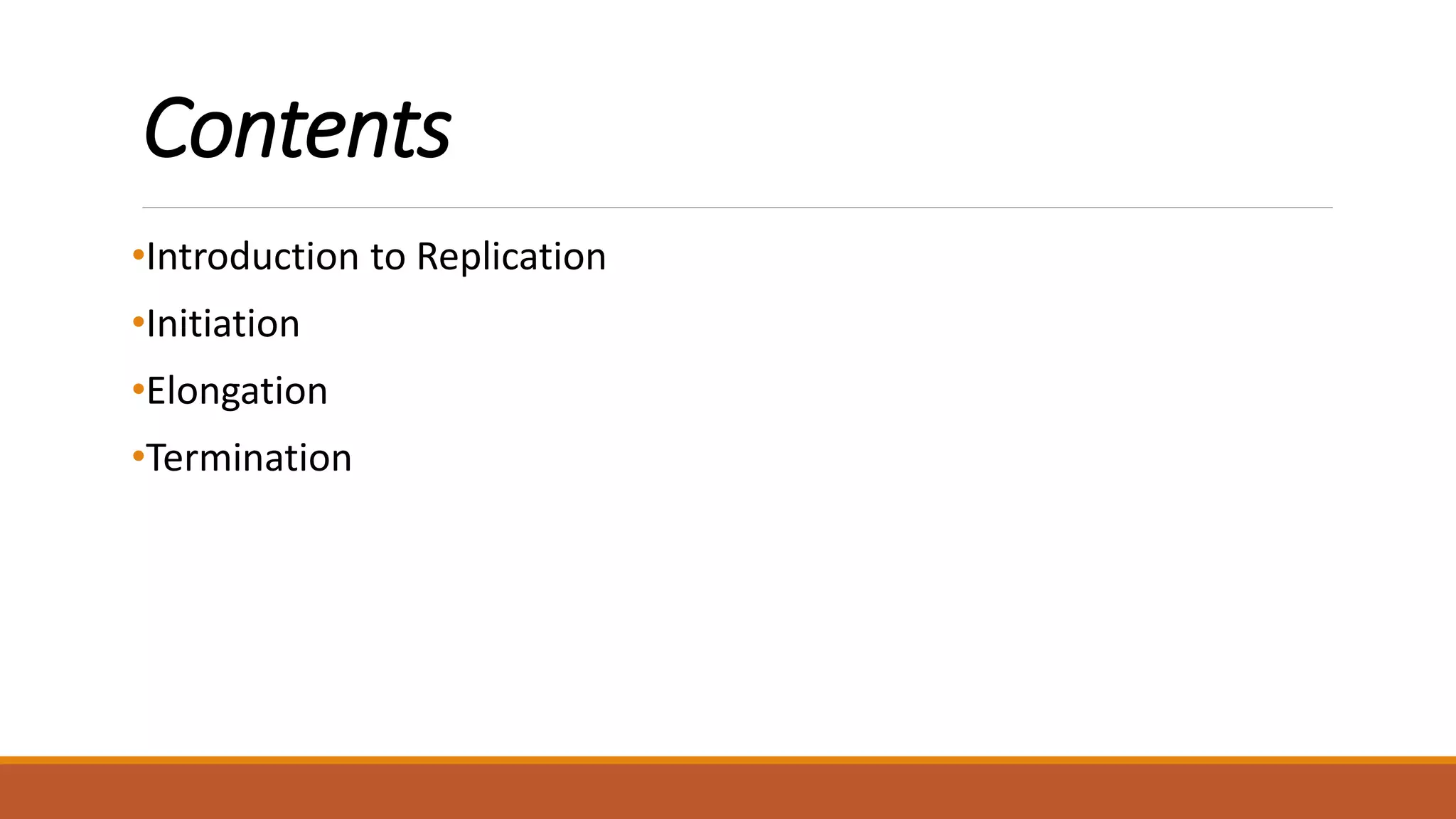 Prokaryotic Replication presentation | PPTX