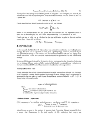 REPLICATION STRATEGY BASED ON DATA RELATIONSHIP IN GRID COMPUTING | PDF