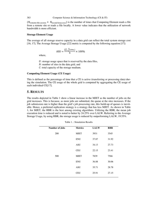 REPLICATION STRATEGY BASED ON DATA RELATIONSHIP IN GRID COMPUTING | PDF