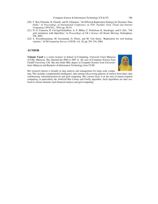 REPLICATION STRATEGY BASED ON DATA RELATIONSHIP IN GRID COMPUTING | PDF